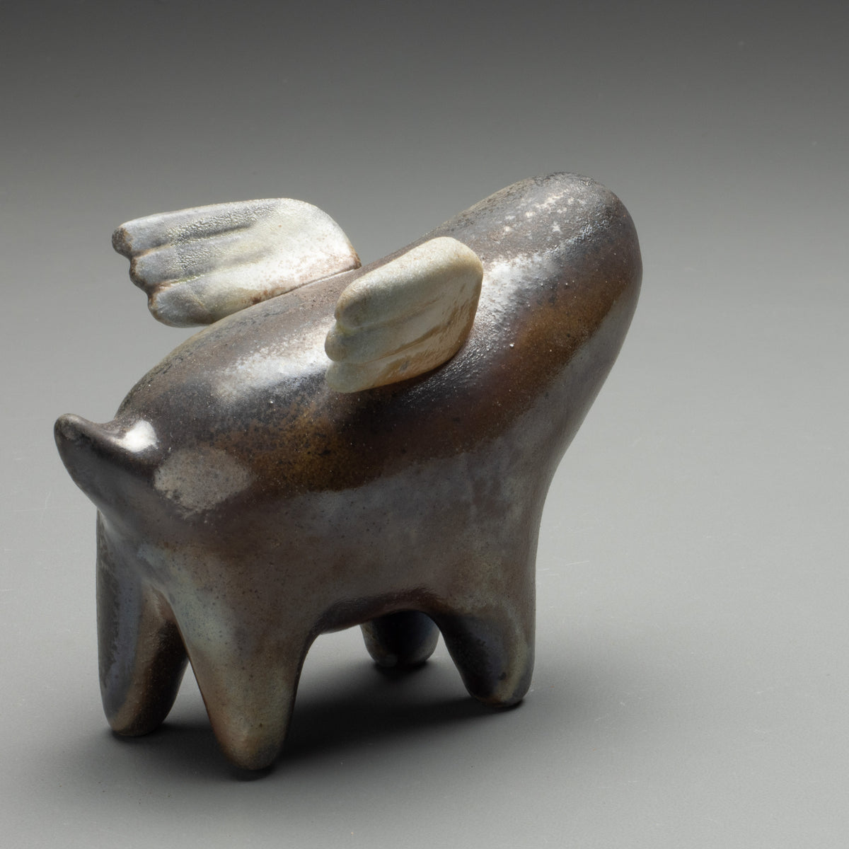 "Iron Beast with Wings" - Eva Funderburgh – Archimedes Gallery