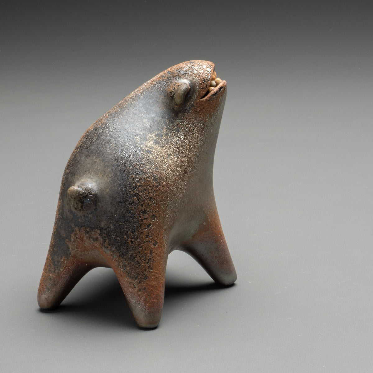 "Sand Pebbled Beast" - Eva Funderburgh – Archimedes Gallery