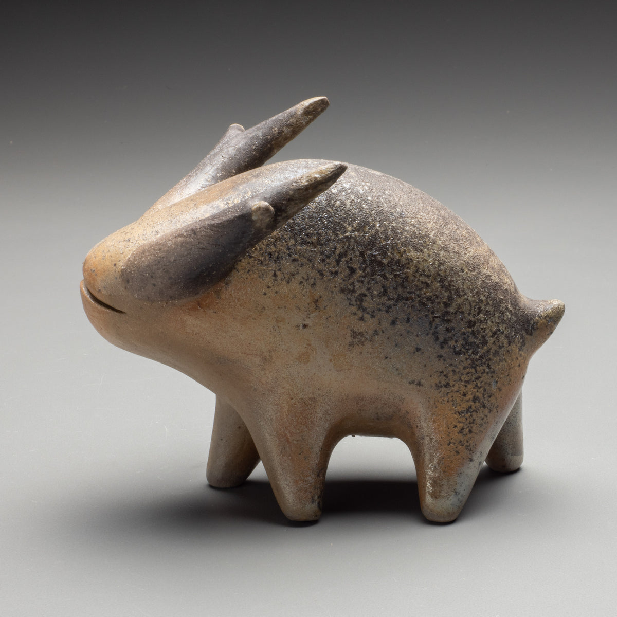 "Antlered Beast" - Eva Funderburgh – Archimedes Gallery