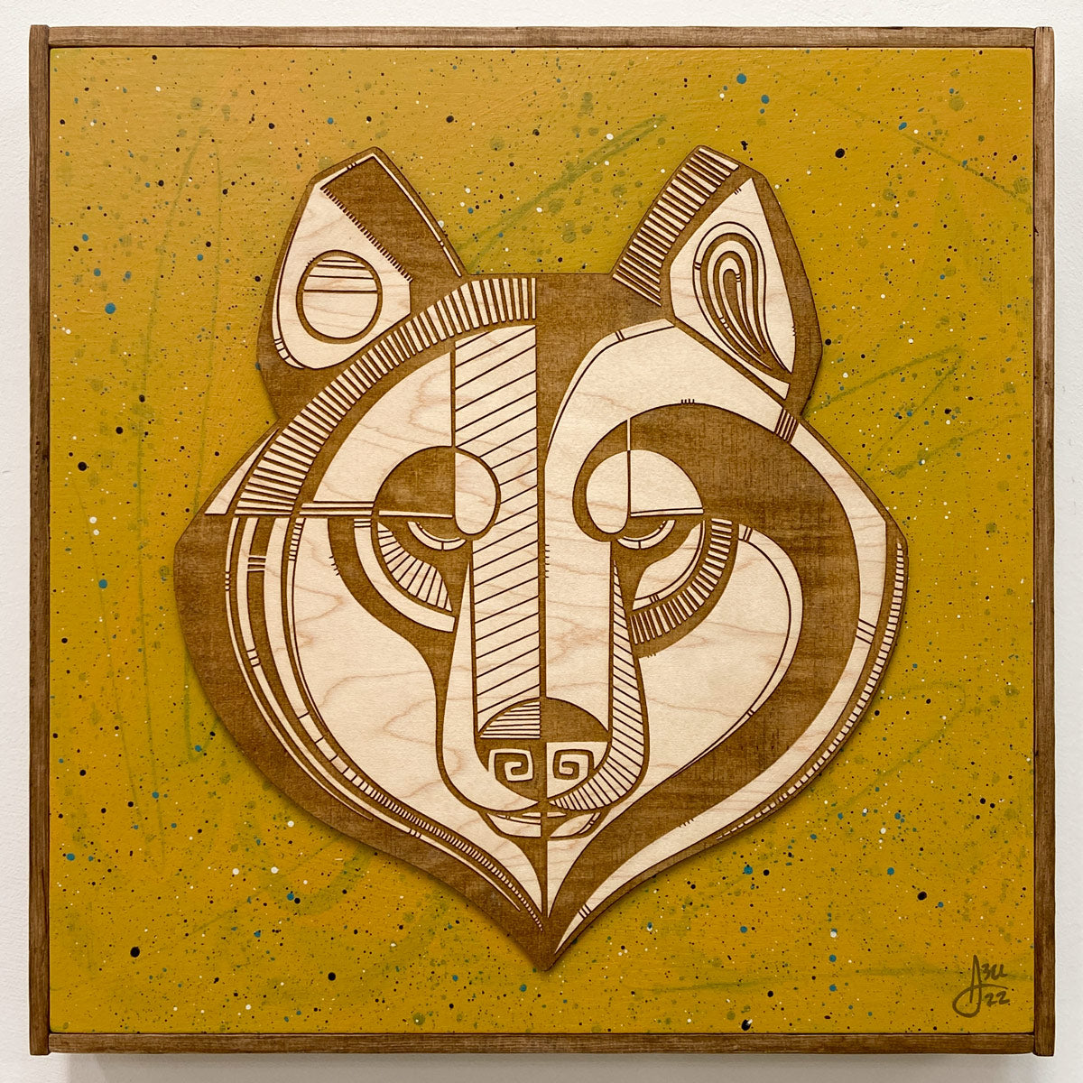Laser Wolf - Yellow - Erik Abel – Archimedes Gallery
